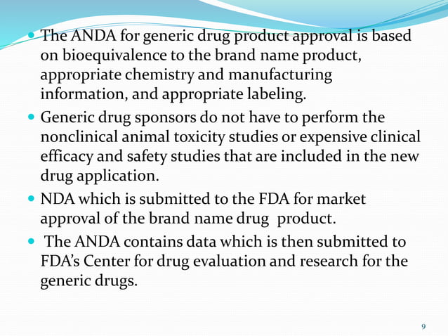Generic drugs product development | PPTX