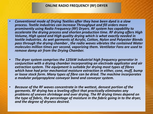 RF Heating Systems | PPT