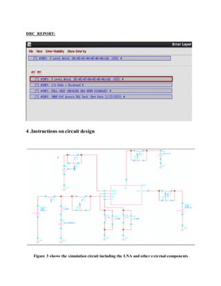 PARASITIC-AWARE FULL PHYSICAL CHIP DESIGN OF LNA RFIC AT 2.45GHZ USING ...