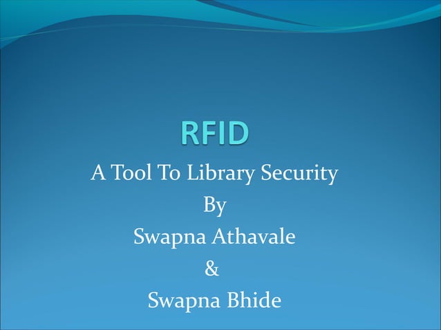 RFID | PPT