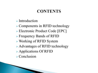 RFID | PPTX | Technology & Computing