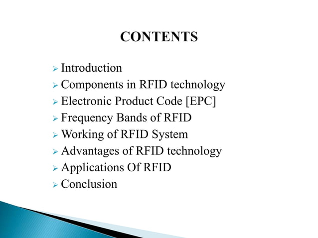 RFID | PPTX | Technology & Computing