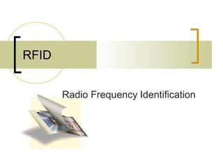 radio-frequency identification (RFID) | PPTX