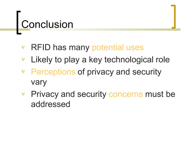 radio-frequency identification (RFID) | PPTX