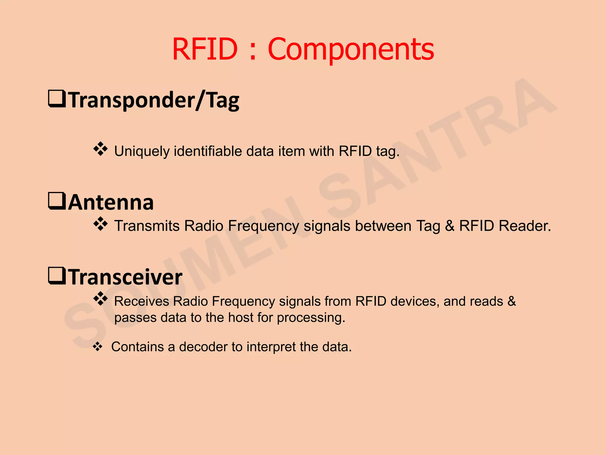 RFID (RADIO FREQUENCY IDENTIFICATION) | PPTX