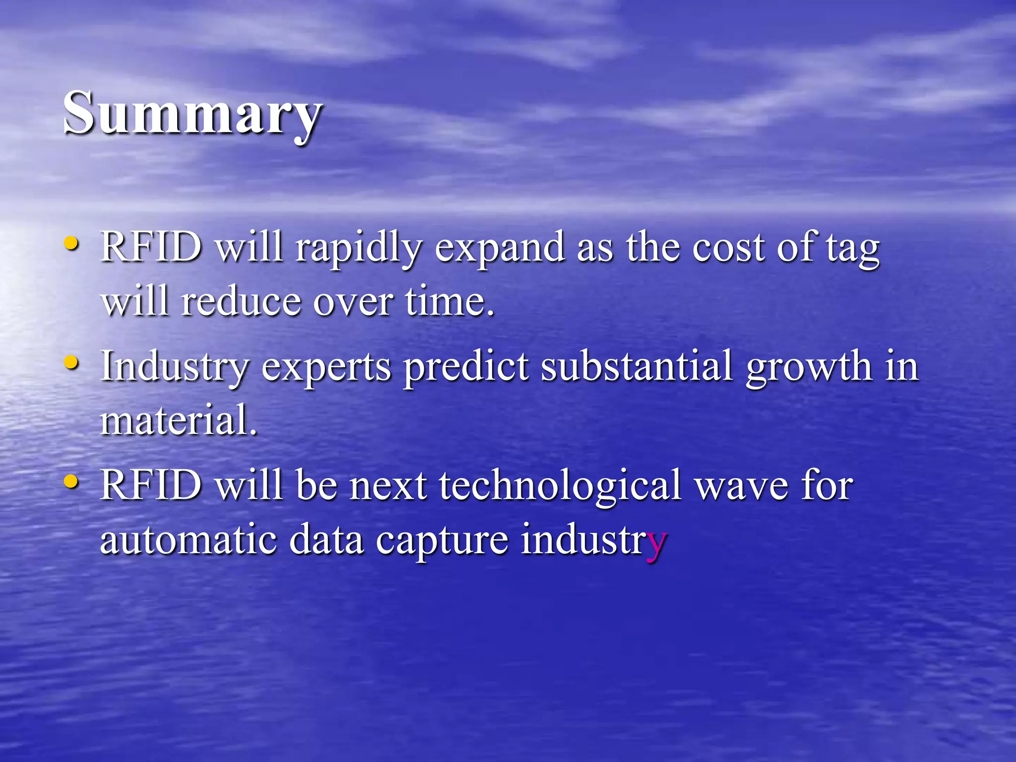 RFID RADIO FREQUENCY IDENTIFICATION ..PPT