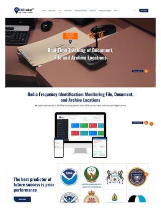 Radio Frequency Identification Solutions for File Monitoring | PDF