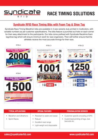 Rfid race timing solutions and sports tracking systems | PDF