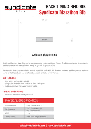 Rfid race timing solutions and sports tracking systems | PDF