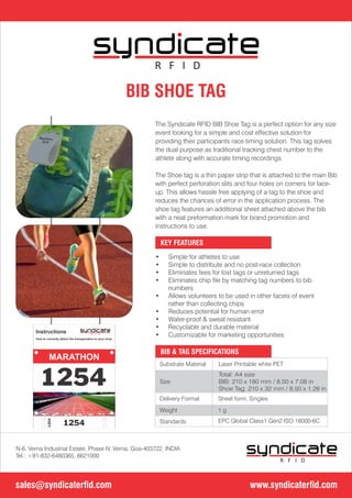 Rfid race timing solutions and sports tracking systems | PDF