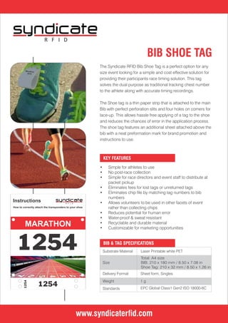 Rfid race timing solutions and sports tracking systems | PDF