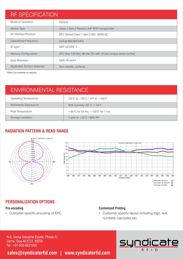 Rfid supply chain Tags and logistics Stickers | PDF