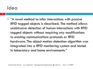 RFID tag - technology and scenarios | PPT
