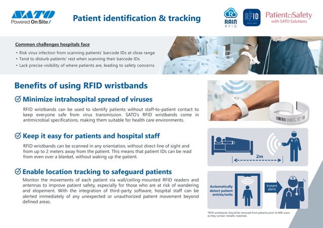 RFID wristbands Patient identification & tracking | PPT