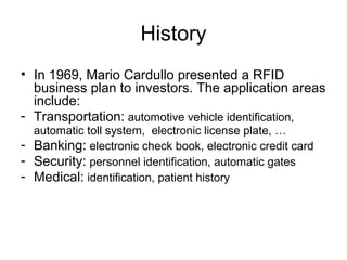 Rfid yize chen | PPT