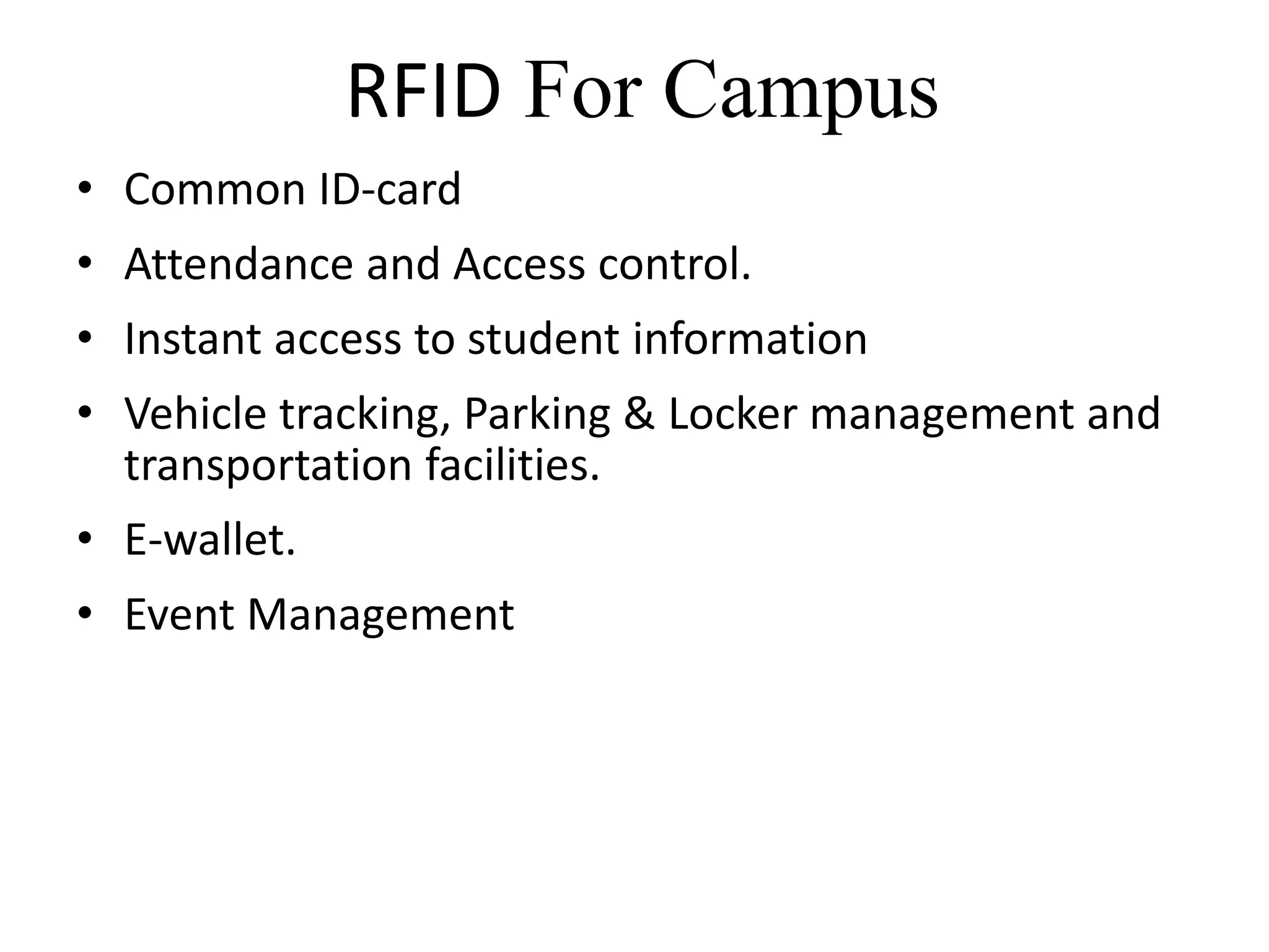 RFID Based Library Management System | PPTX