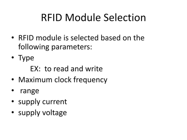 RFID Based Library Management System | PPTX