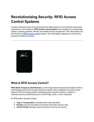 rfid access control.rfid access controrfid access controll | PDF