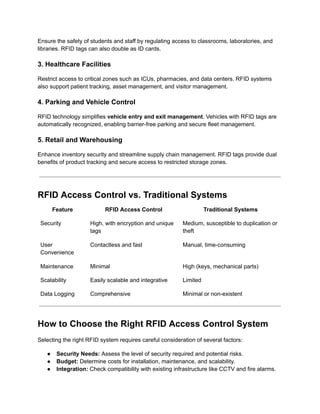 rfid access control.rfid access controrfid access controll | PDF