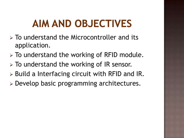 RFID and IR Based Attendance System | PPTX | Technology & Computing