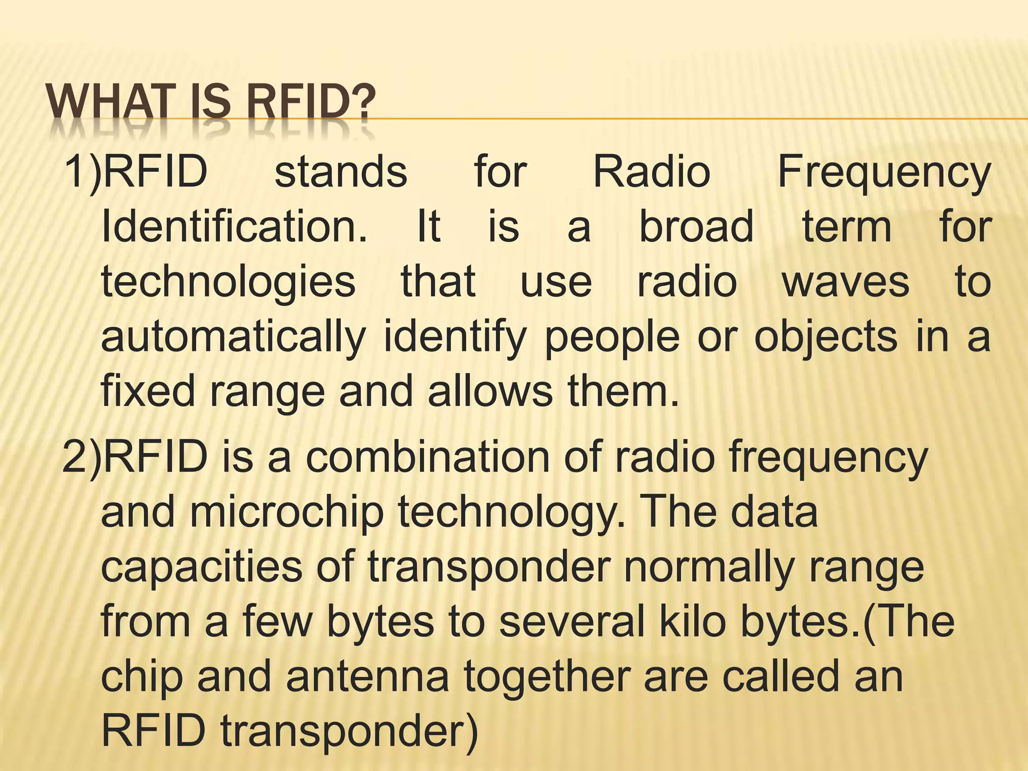 RFID AND LIBRARIES | PPTX
