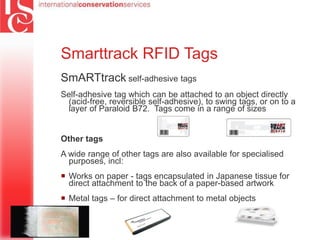 RFID Technology for the Cultural Sector | PPT