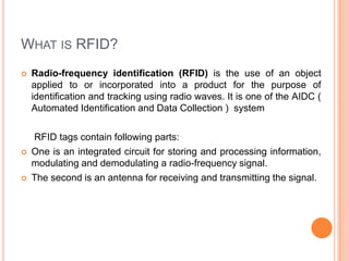 RFID application in scm and vm | PPT