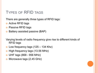 RFID application in scm and vm | PPT