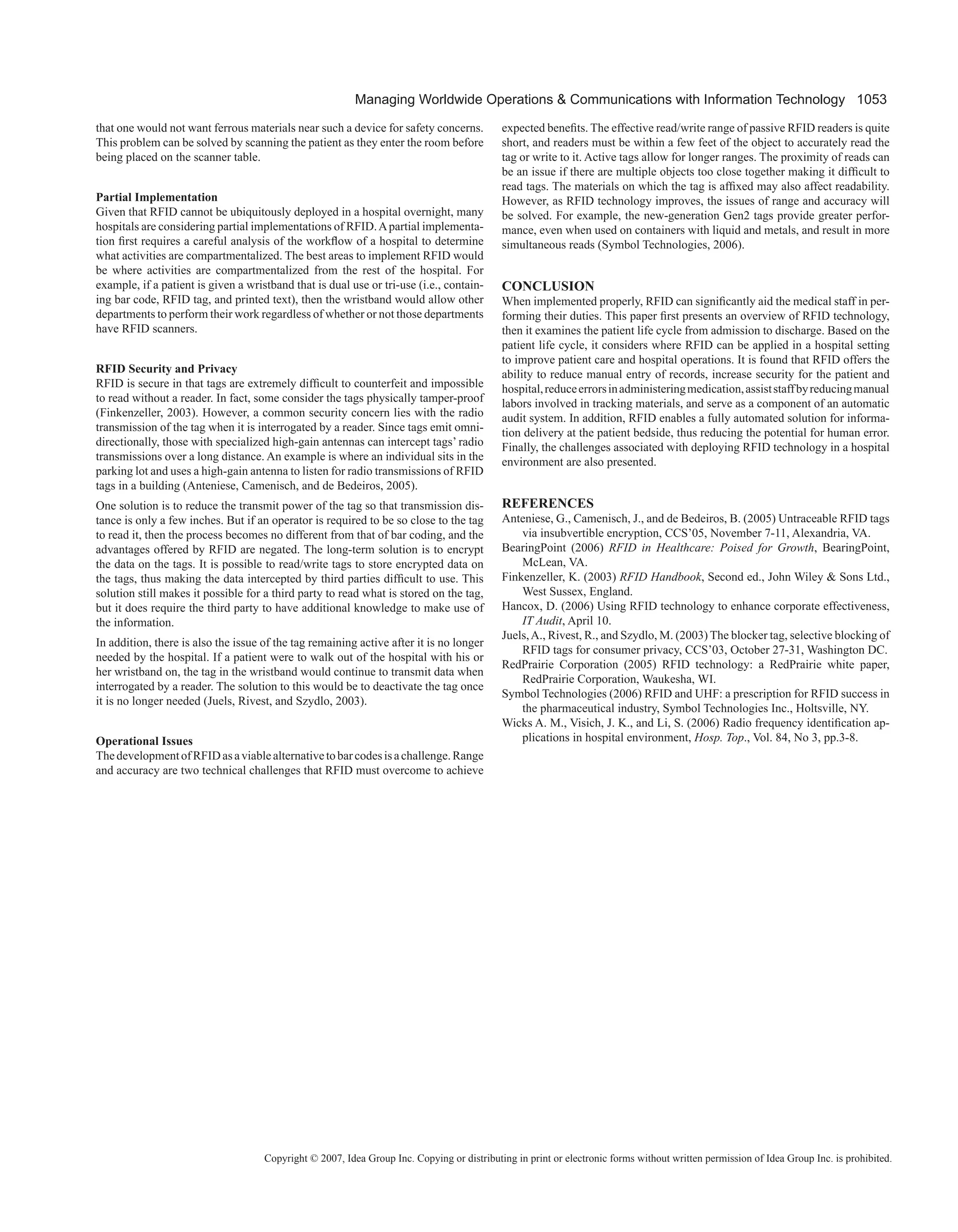 Rfid article3 patient care | PDF