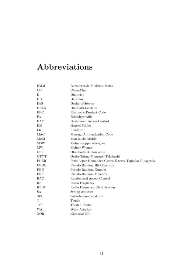 Rfid authentication protocols using symmetric cryptography (2) | PDF