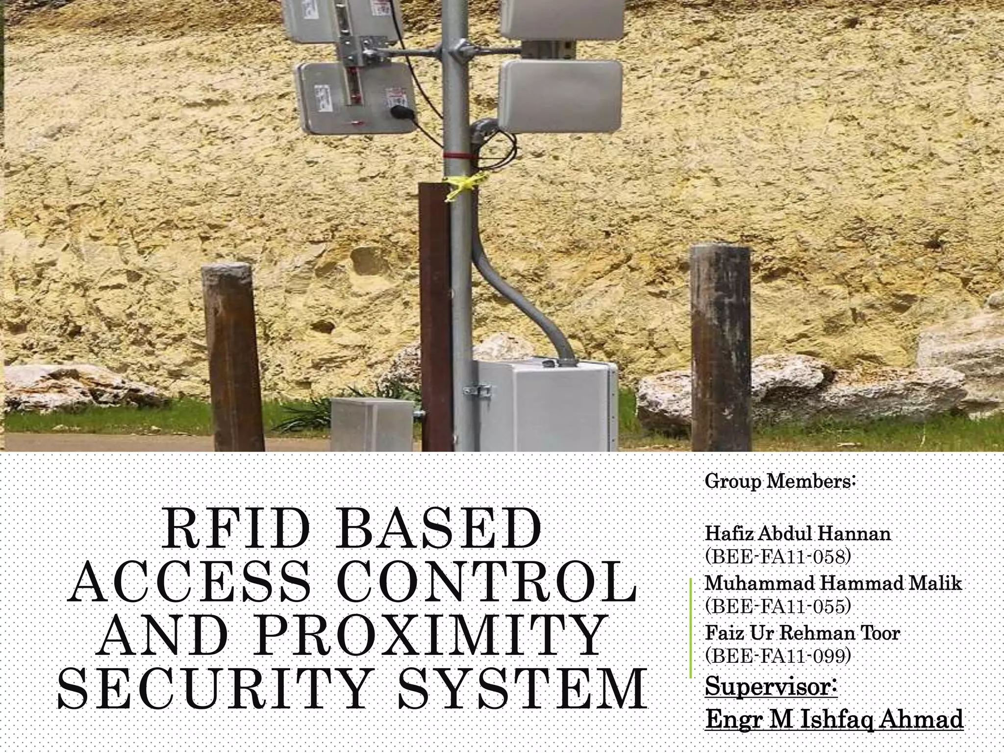 RFID Based Access Control And Proximity Security System. | PPTX