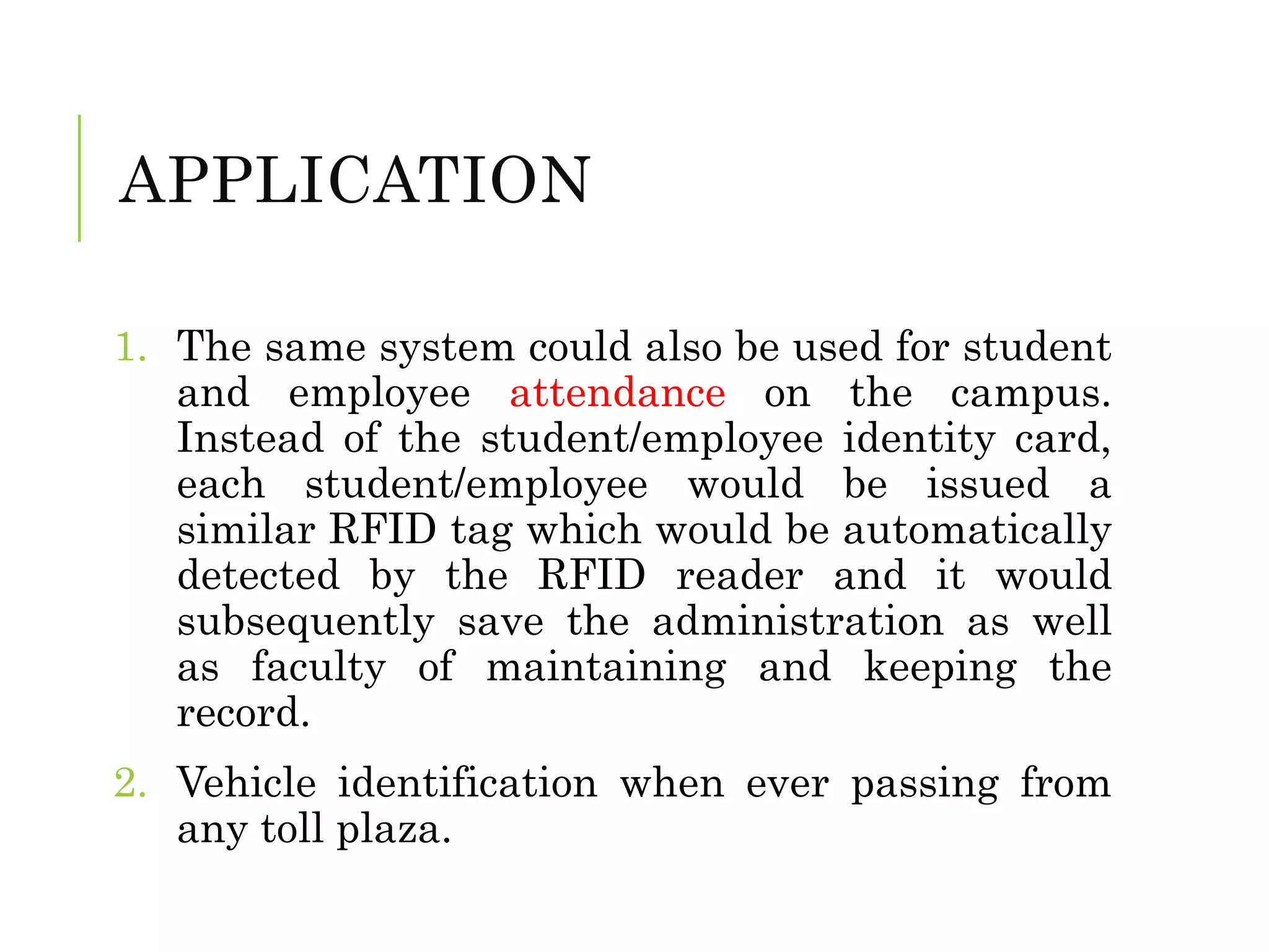 RFID Based Access Control And Proximity Security System. | PPT