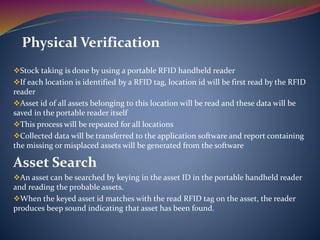 RFID Based Asset Management Solution | PPTX