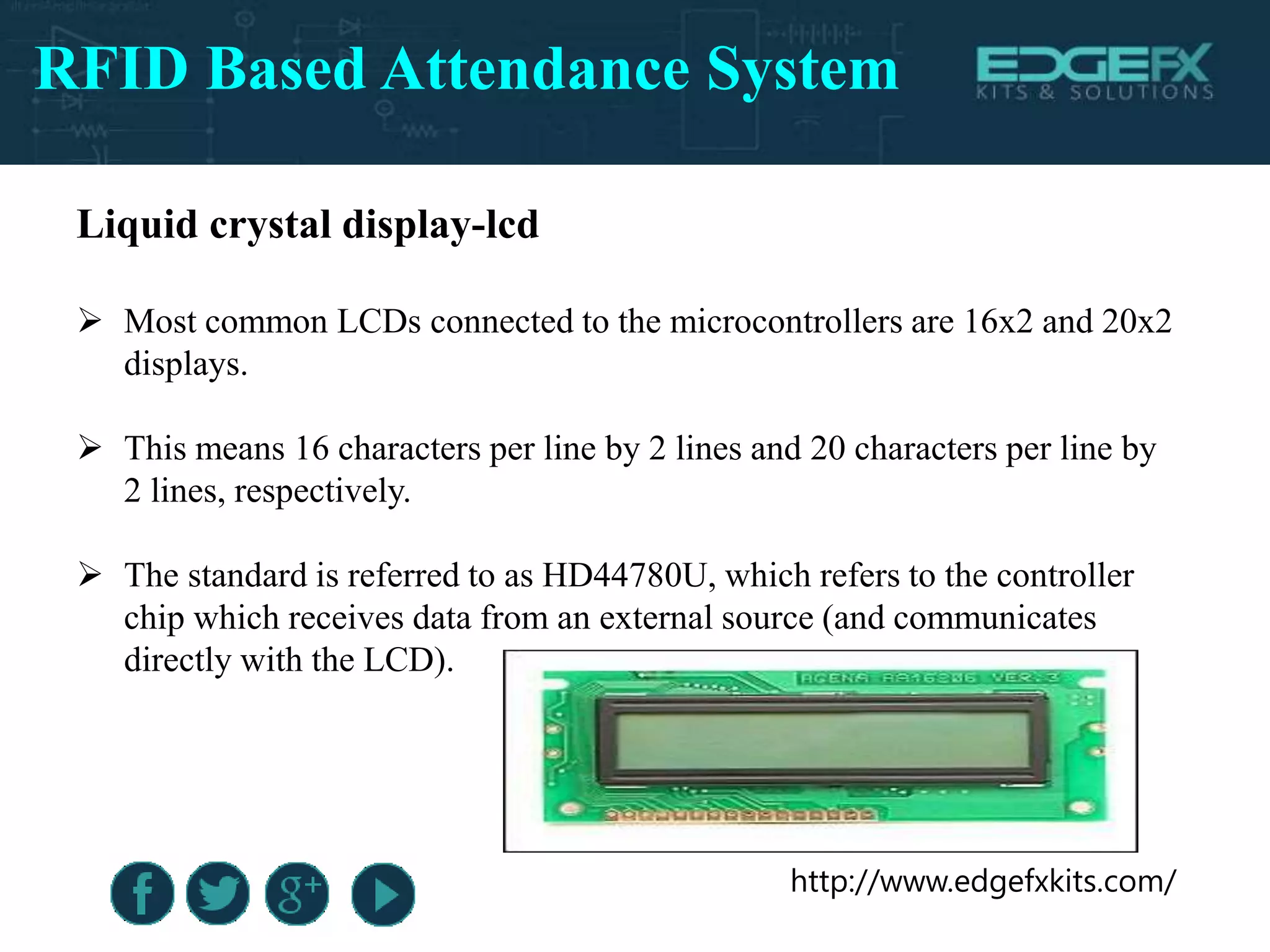 RFID based Attendance System | PPTX