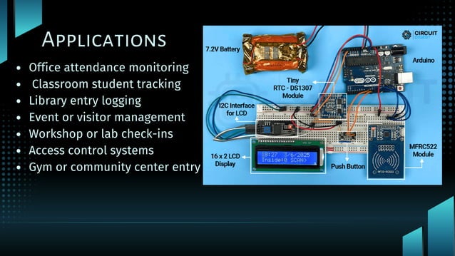 Rfid Based Attendance System Using Arduino Ppt