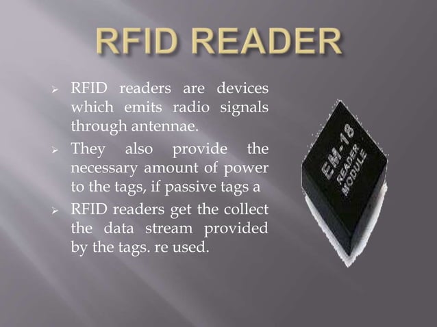 Rfid based attendance sytem | PPTX