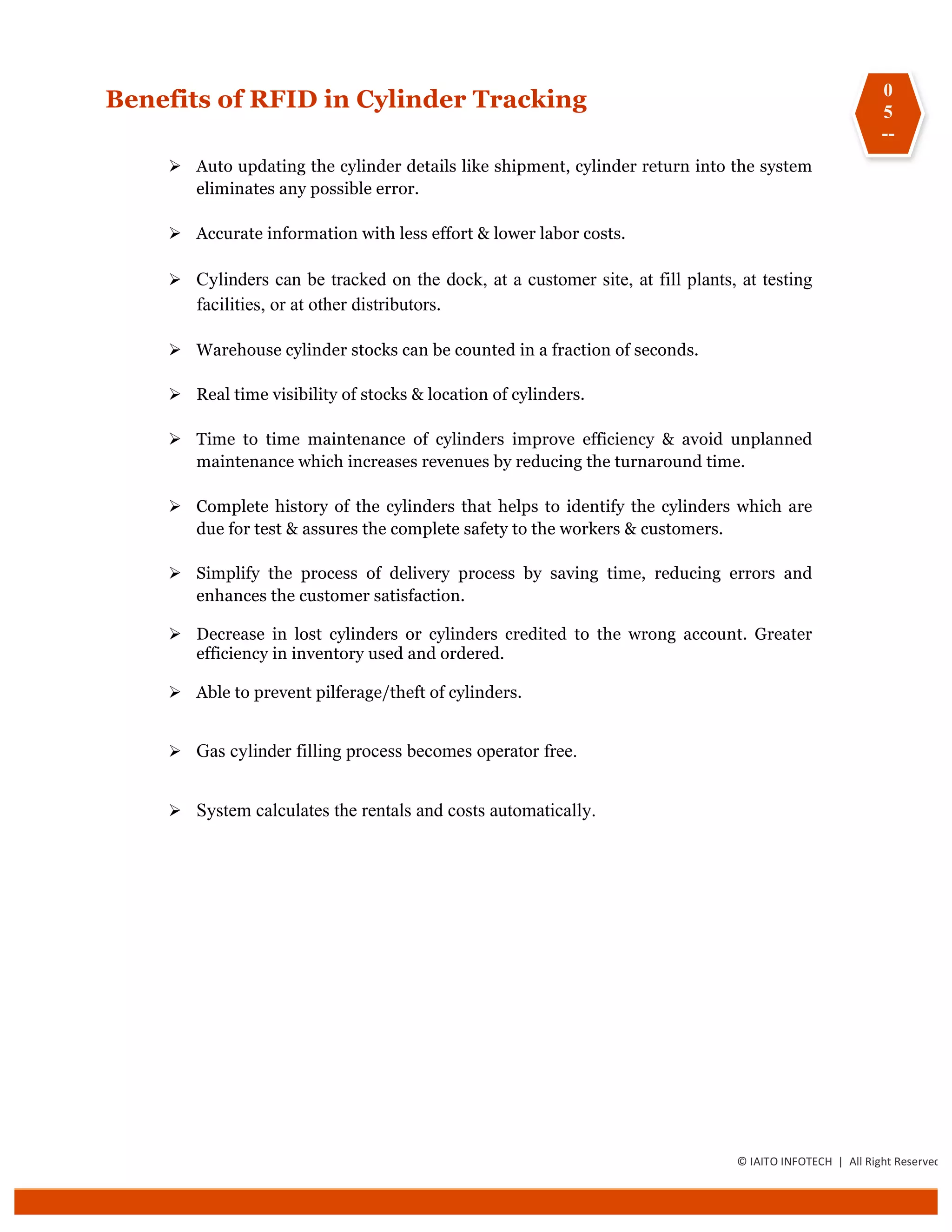 RFID based Cylinder Tracking | PDF