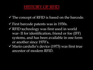 Rfid based employee tracking | PPTX | Internet of Things | Internet