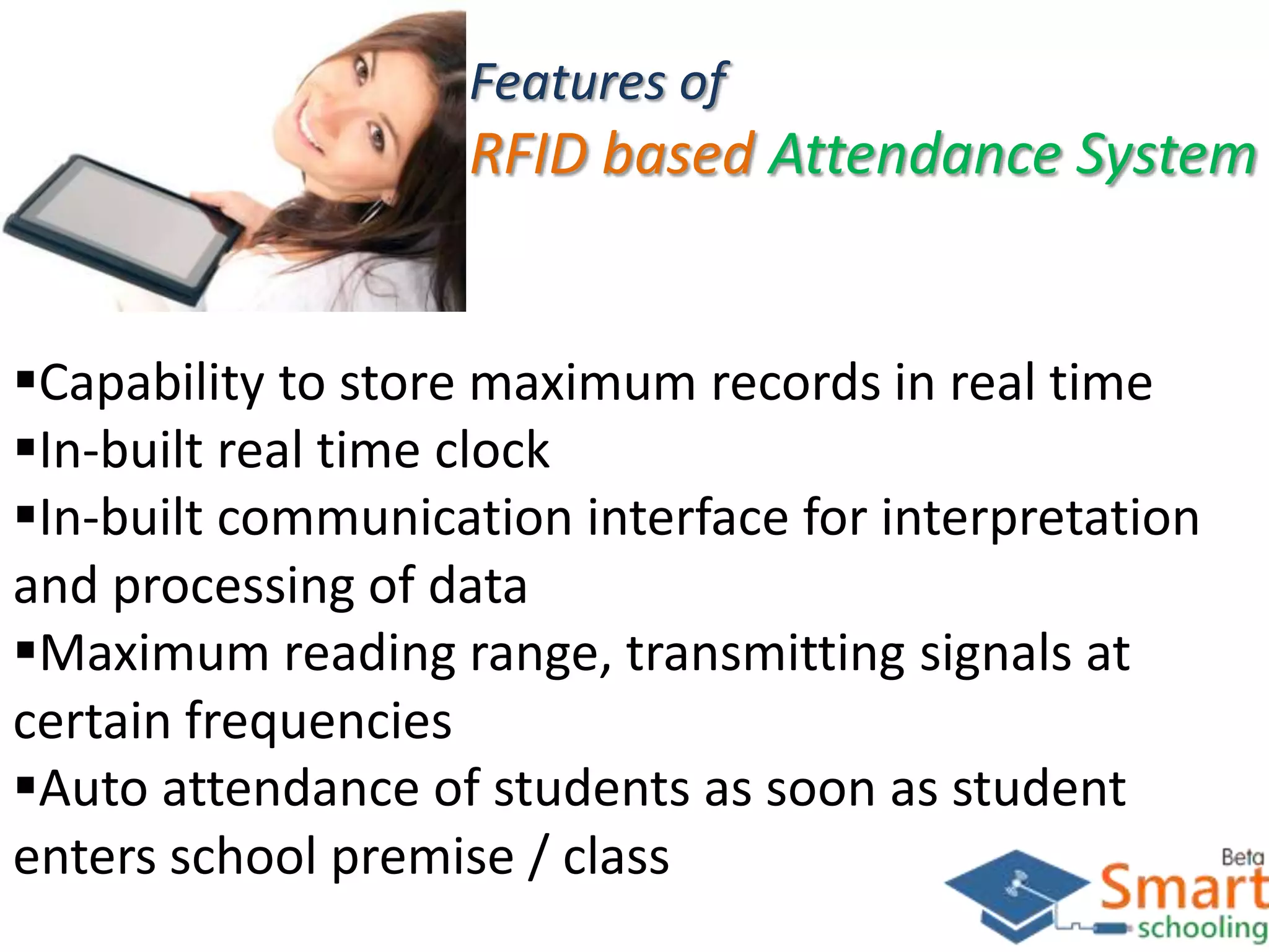 RFID Based Student Attendance Management System in India | PPT