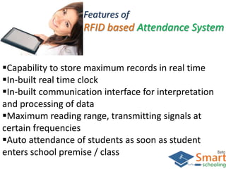 RFID Based Student Attendance Management System in India | PPT