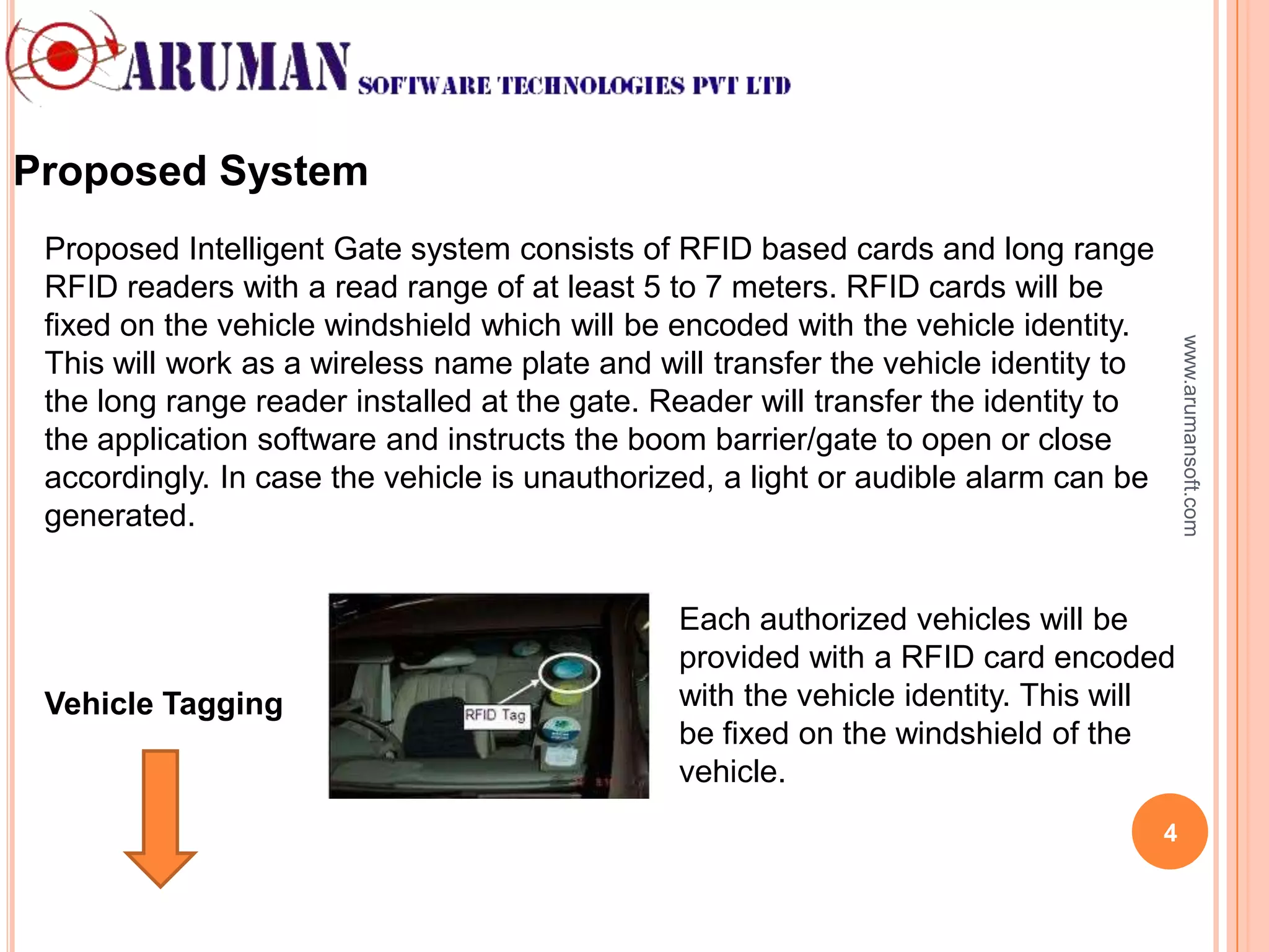 Rfid based vechile parking management system | PPTX