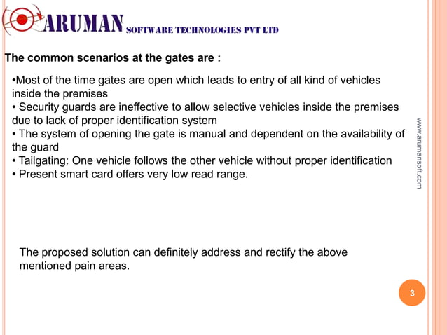 Rfid based vechile parking management system | PPTX