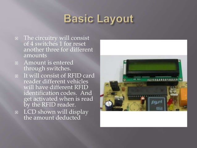 RFID BASED VEHICLE TRACKING SYSTEM | PPTX