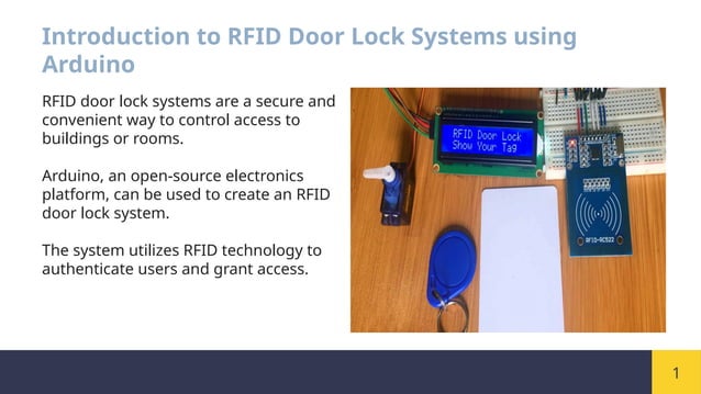 RFID Door Lock Systems Using Ardino.pptx