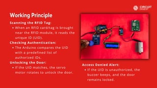 How to Make an RFID Door Lock System using Arduino | PPT