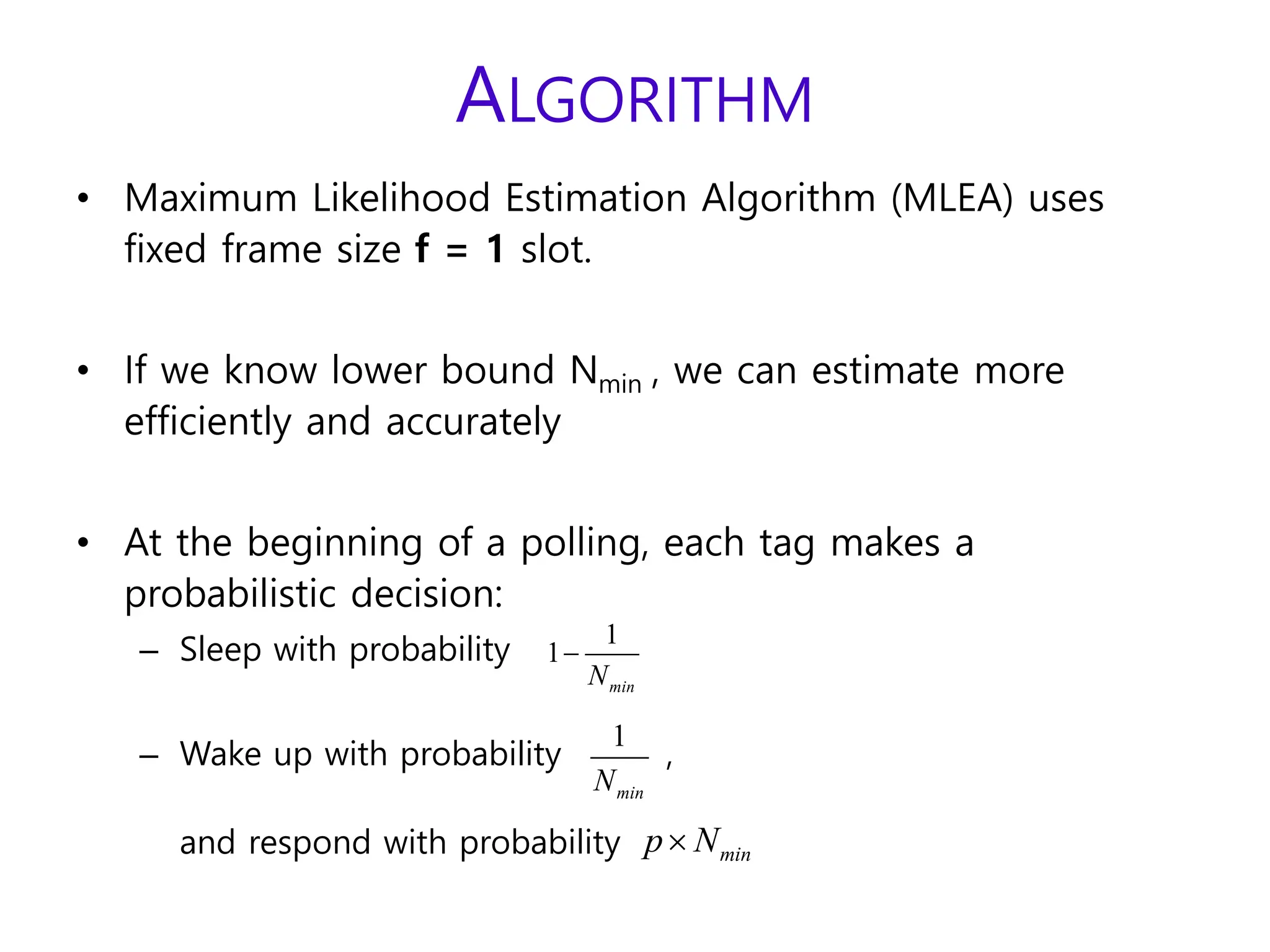Rfid Estimation Problem In Rfid Systemppt