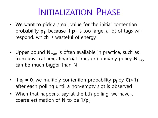 Rfid Estimation Problem In Rfid Systemppt