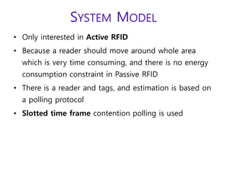 RFID Estimation Problem in RFID system.ppt