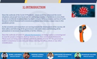 RFID based contactless body temperature screening during COVID-19 | PPT