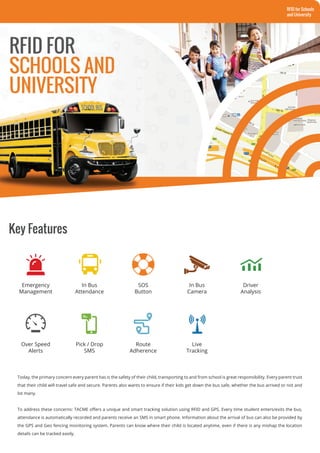 Rfid Based Solution for Schools and Universities | PDF